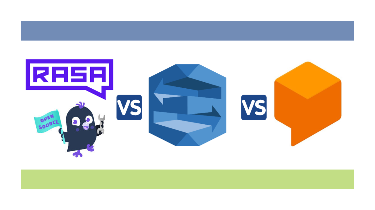 Dialogflow vs Amazon LEX vs RASA: Which is best for you?